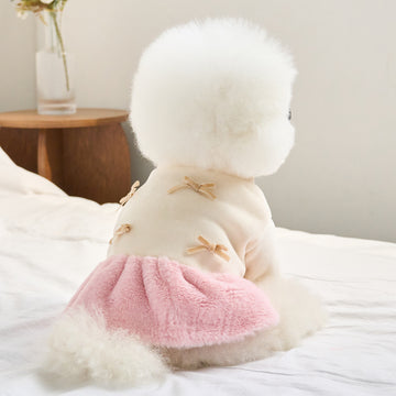 VELVET RIBBON ONEPIECE (IVORY)